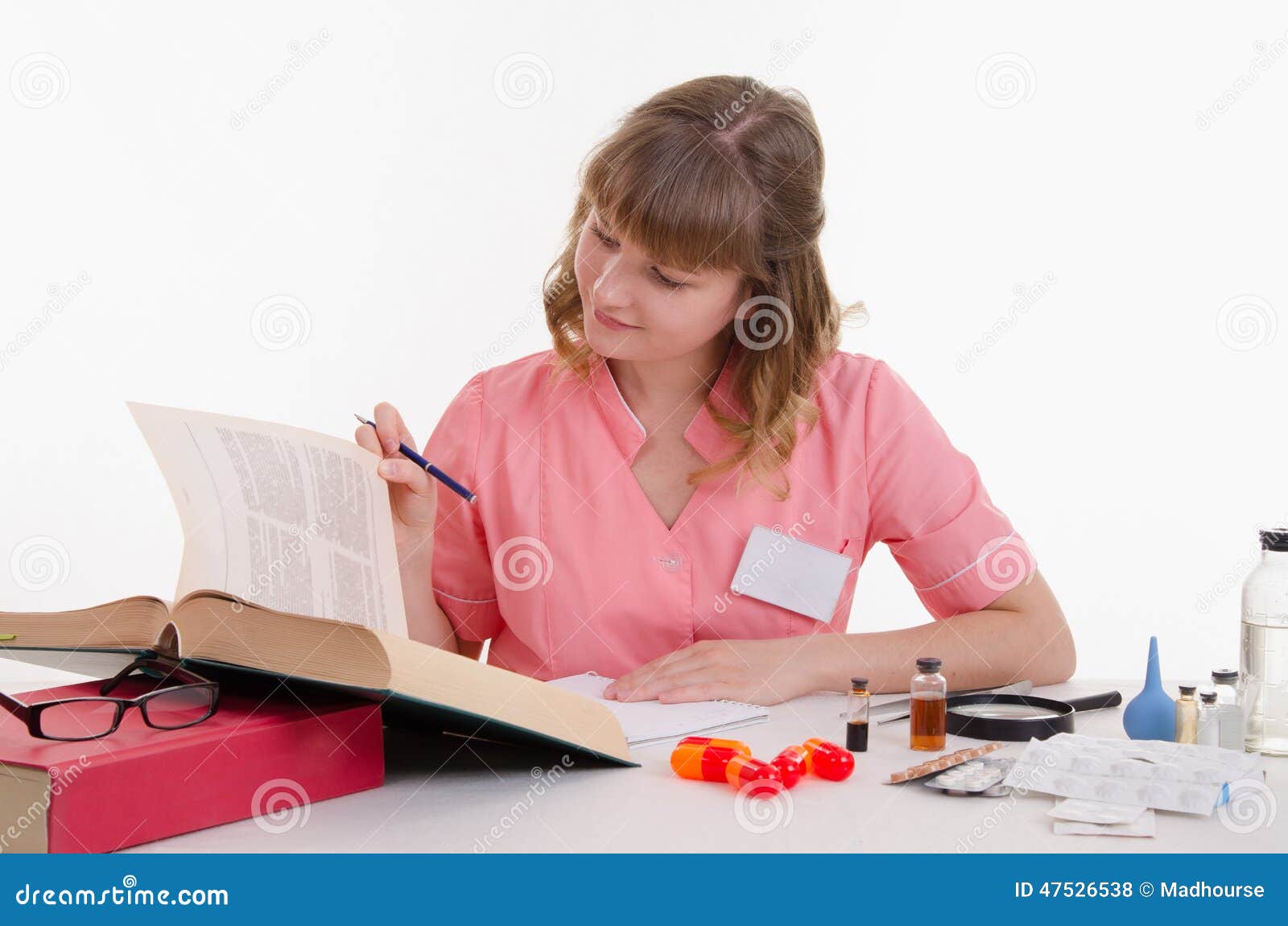 Leafs Pharmacist Medication Guide Stock Photo - Image of liquid ...