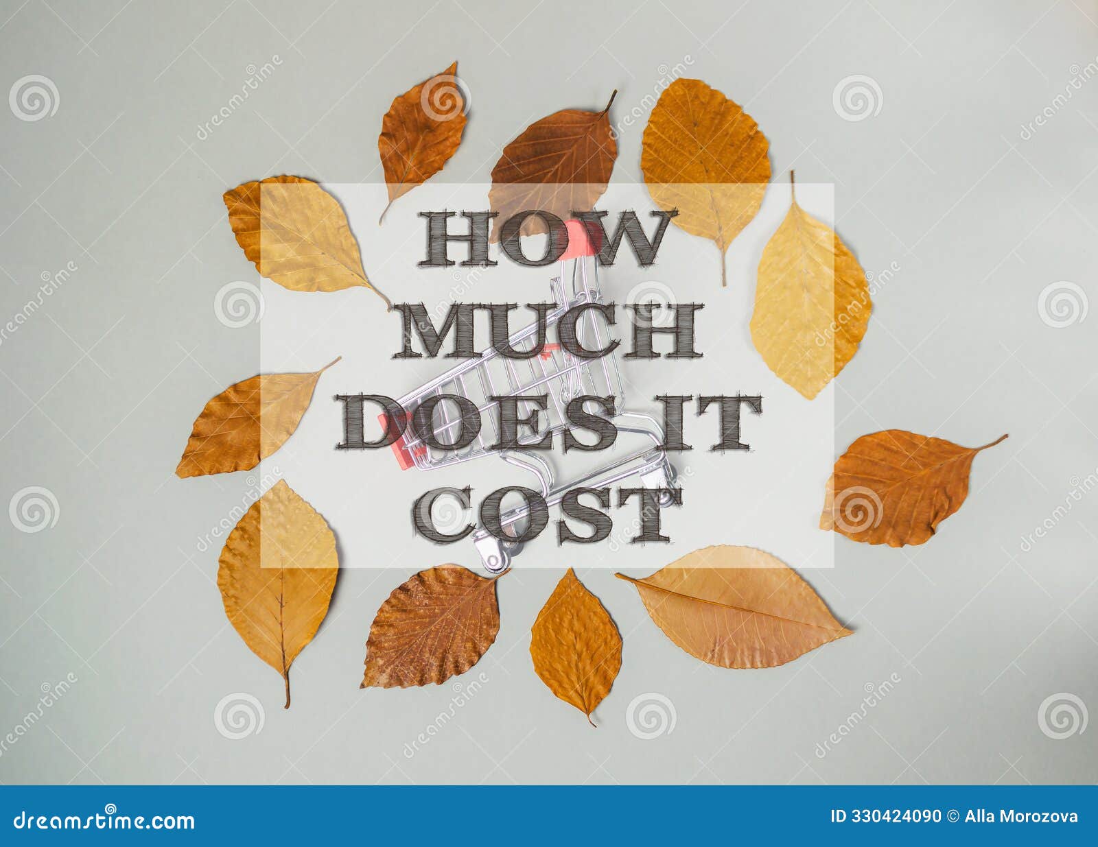 A Leafy Background with the Words How Much Does it Cost Written in the ...