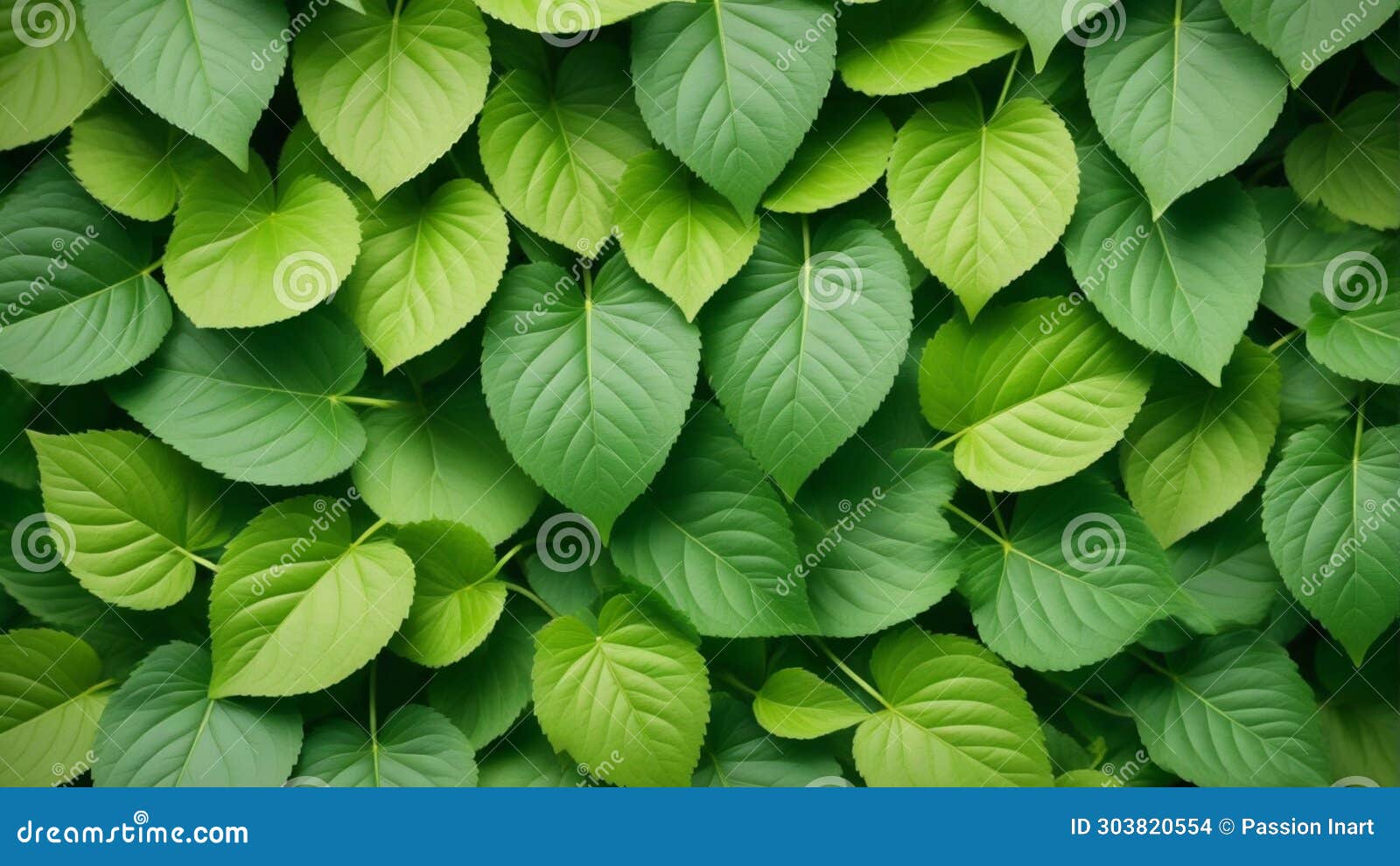 Leafy Green Background Cartoon Vector | CartoonDealer.com #25443555