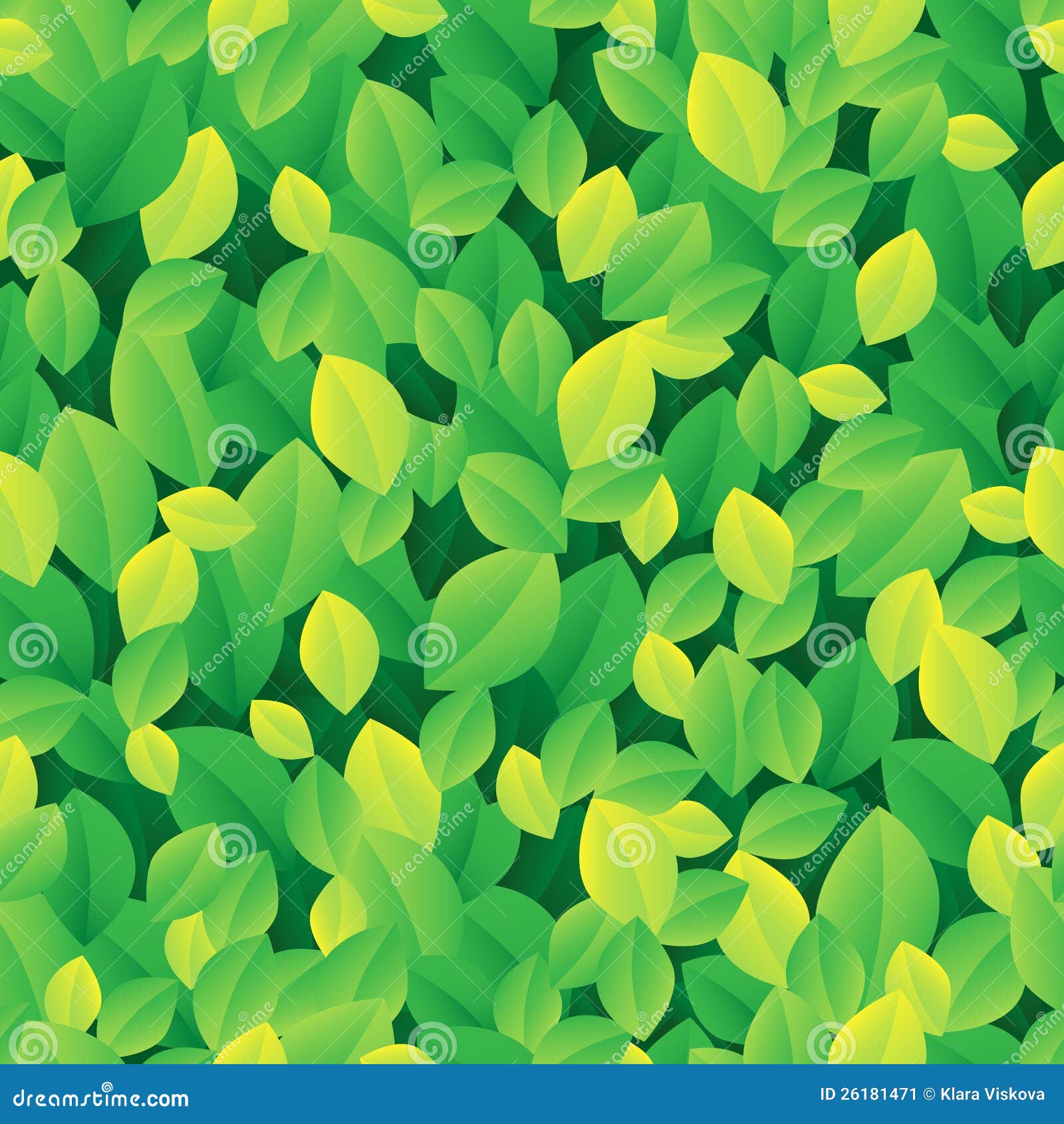 Leafy Seamless Background 1 Stock Vector - Illustration of artwork ...