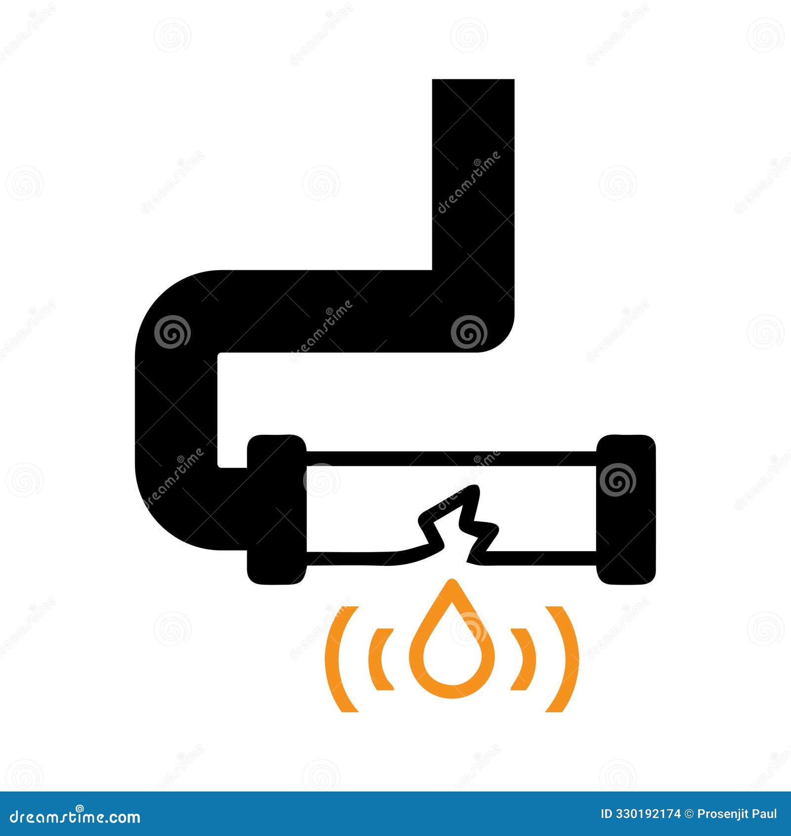 Leak, Engine, Oil Leak, Engine Oil Leak Icon Stock Vector ...