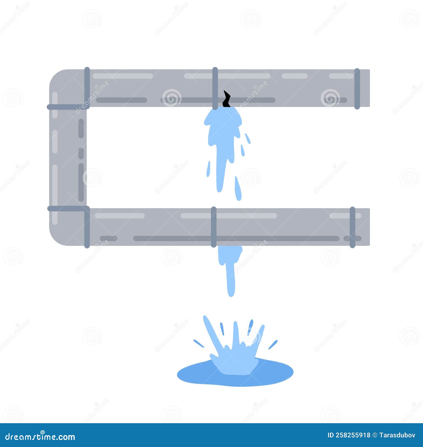 Leak in Water Pipe. Plumber Service. Broken Sewer and Water Supply ... Leak in Water Pipe. Plumber Service. Broken Sewer and Water Supply ...