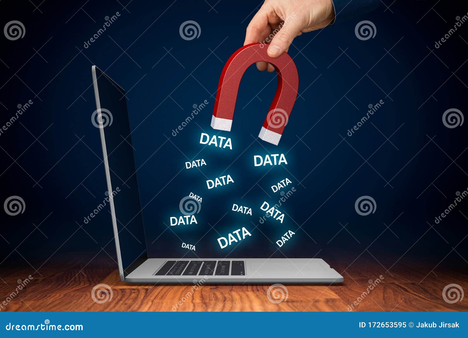 Leaked Data and Data Breach Concepts Stock Image - Image of notebook ...