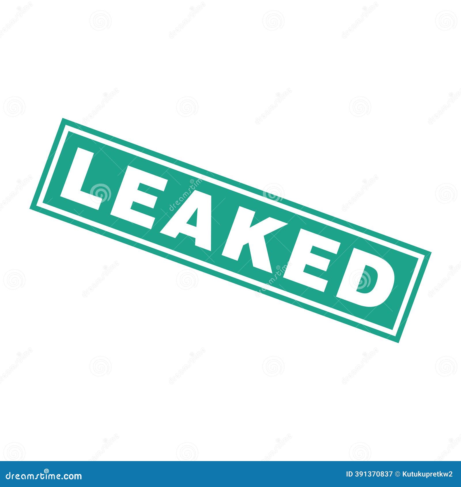 Leaked Letter Rubber Stamp Vector Design Template | CartoonDealer.com ...