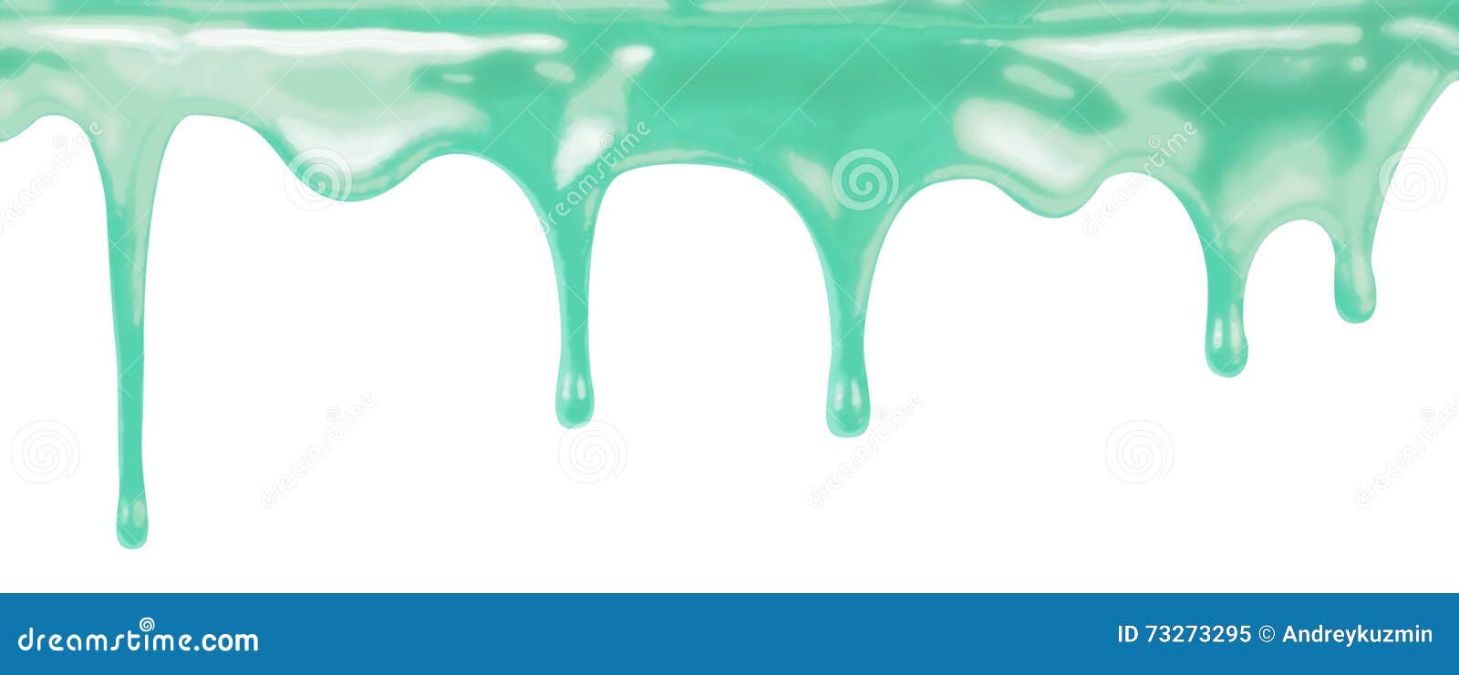 Leaking Cleanser, Car Shampoo or Cyan Paint Isolated Stock Illustration ...