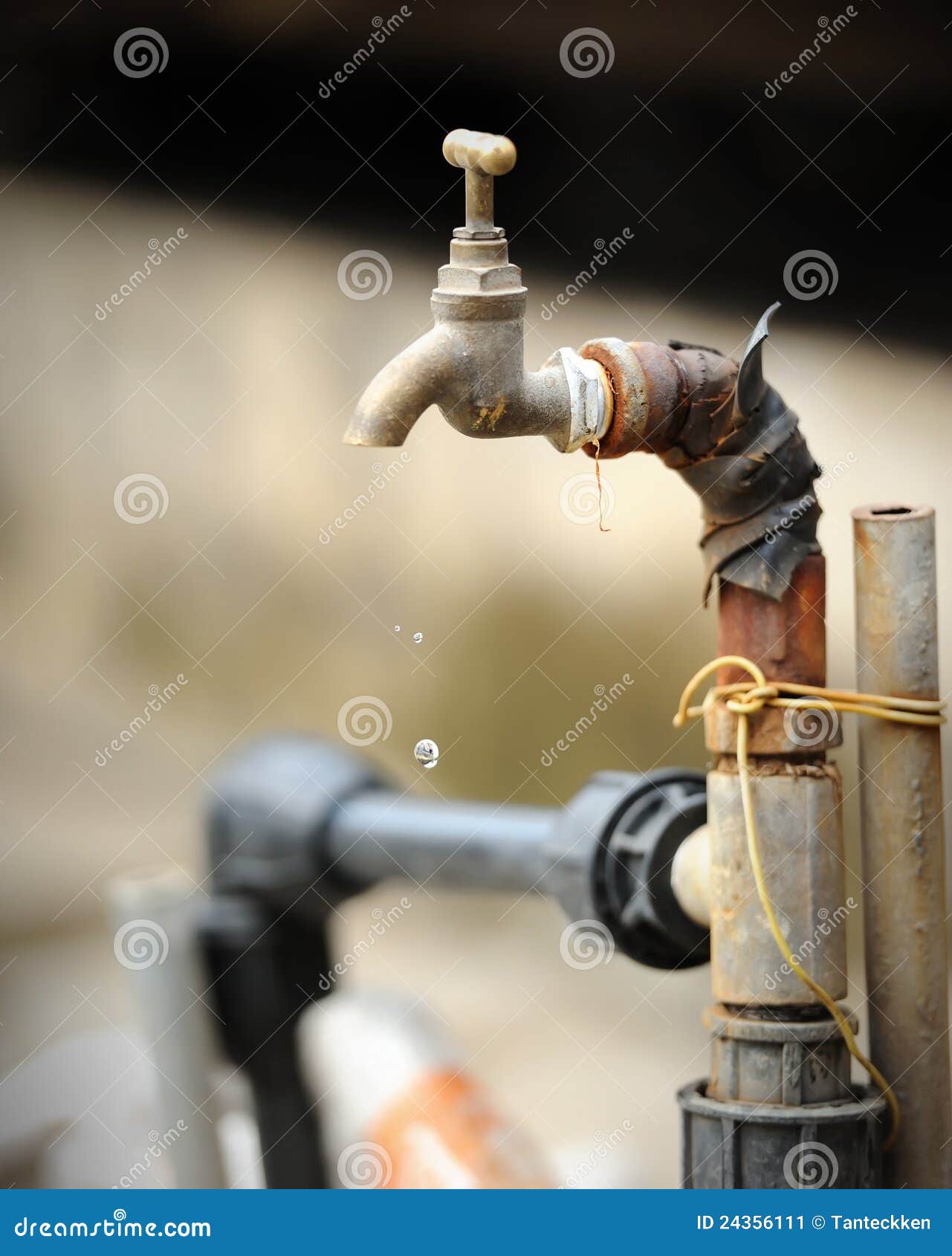 Leaking water stock image. Image of saving, tear, loss - 24356111