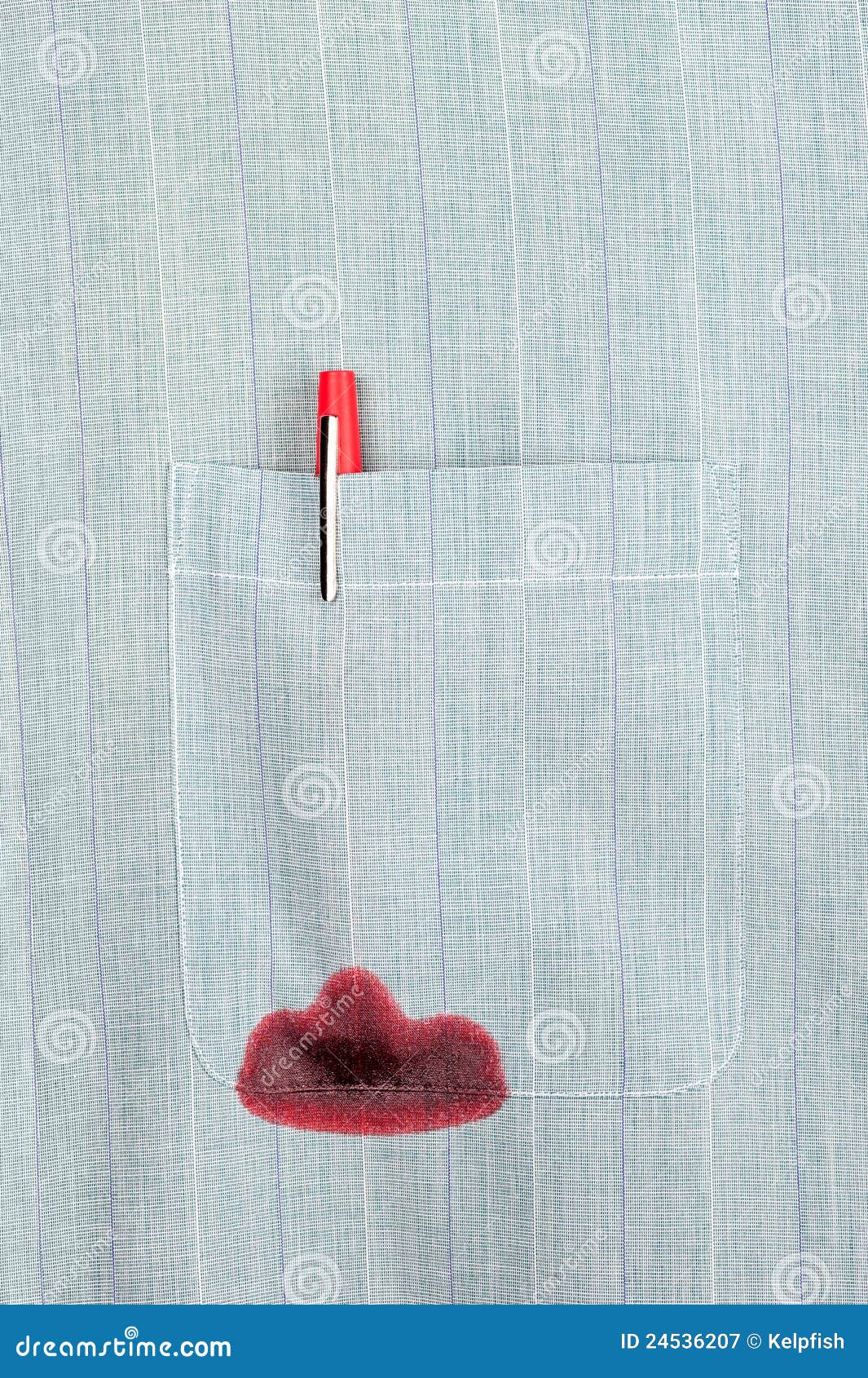 Leaky pen stock image. Image of stain, leaked, defective - 24536207