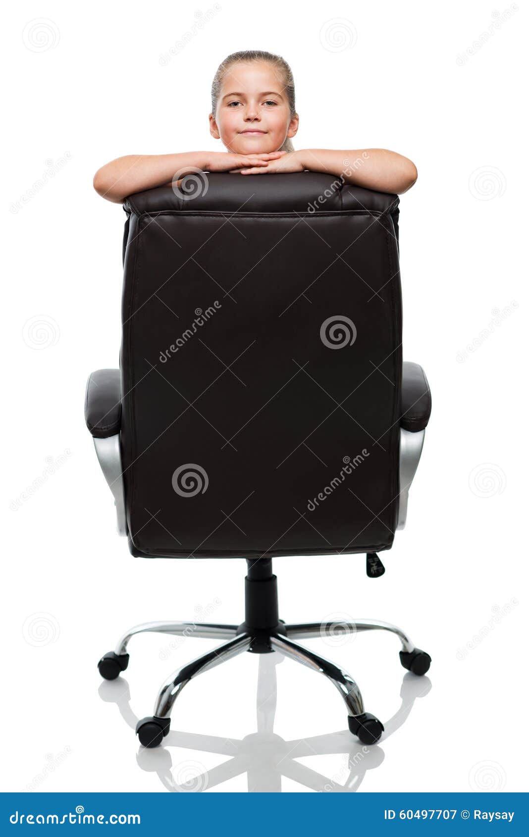 Lean on Back of the Armchair Stock Image - Image of cute, hand: 60497707