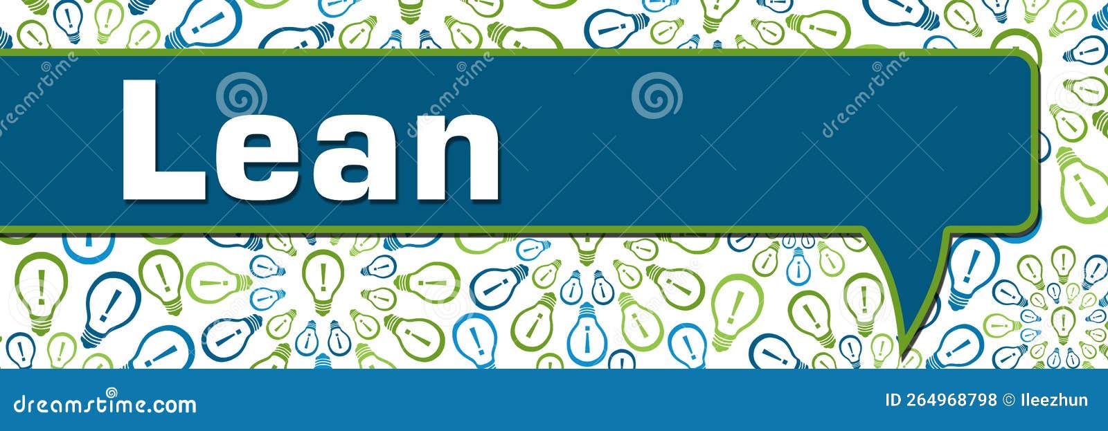 Lean Bulbs Green Blue Circular Texture Comment Symbol Stock ...