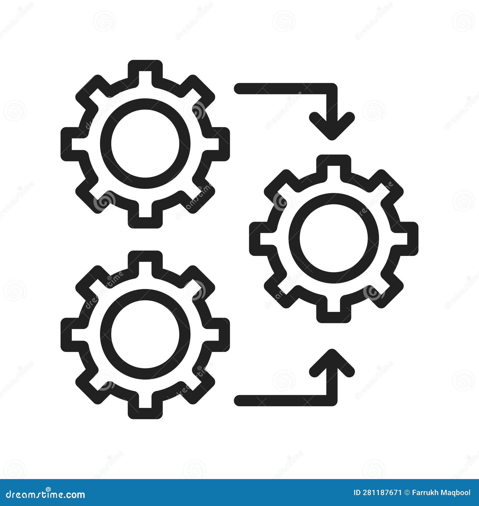 Lean Icon Image. stock vector. Illustration of equipment - 281187671