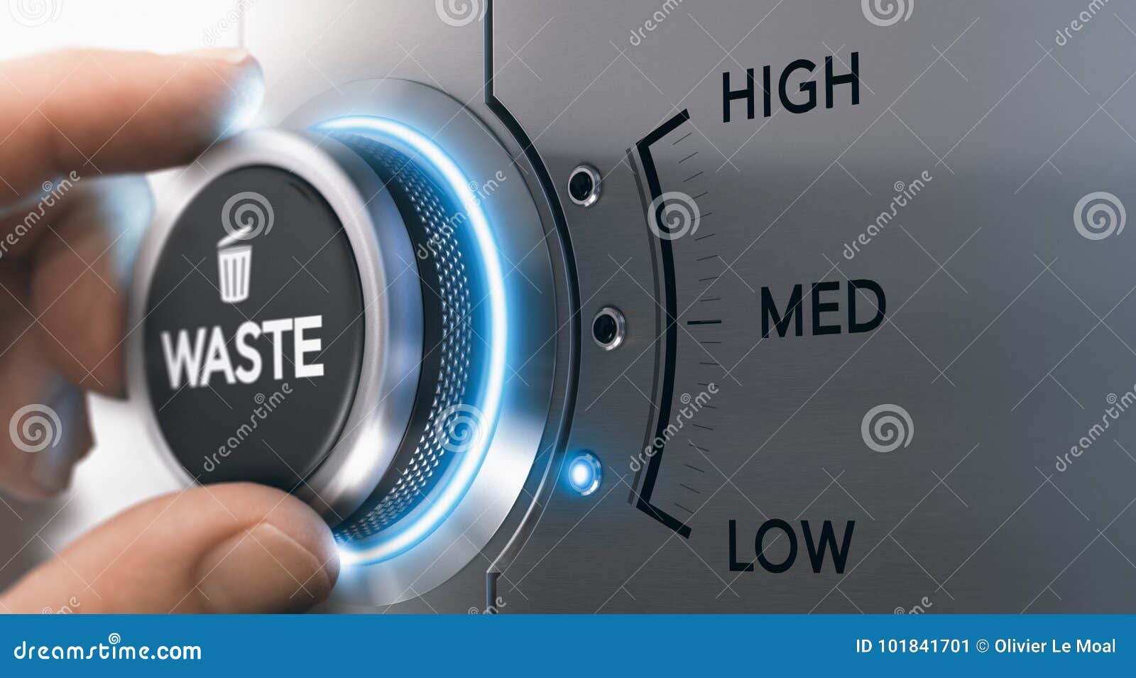 Lean Management, Waste Optimization Stock Illustration - Illustration ...