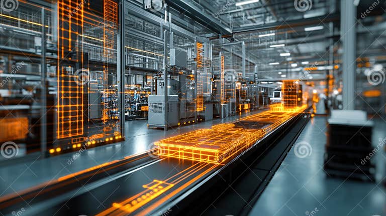 Lean Manufacturing, a 3D Visualization of a Lean Manufacturing Process ...