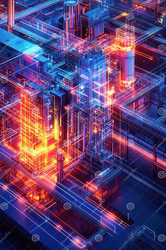 Lean Manufacturing, a 3D Visualization of a Lean Manufacturing Process ...
