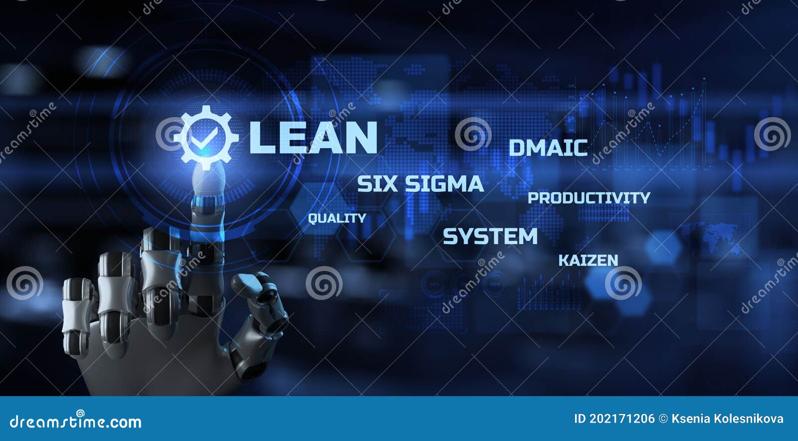 Lean Manufacturing DMAIC Six Sigma Quality Control Assurance Business ...