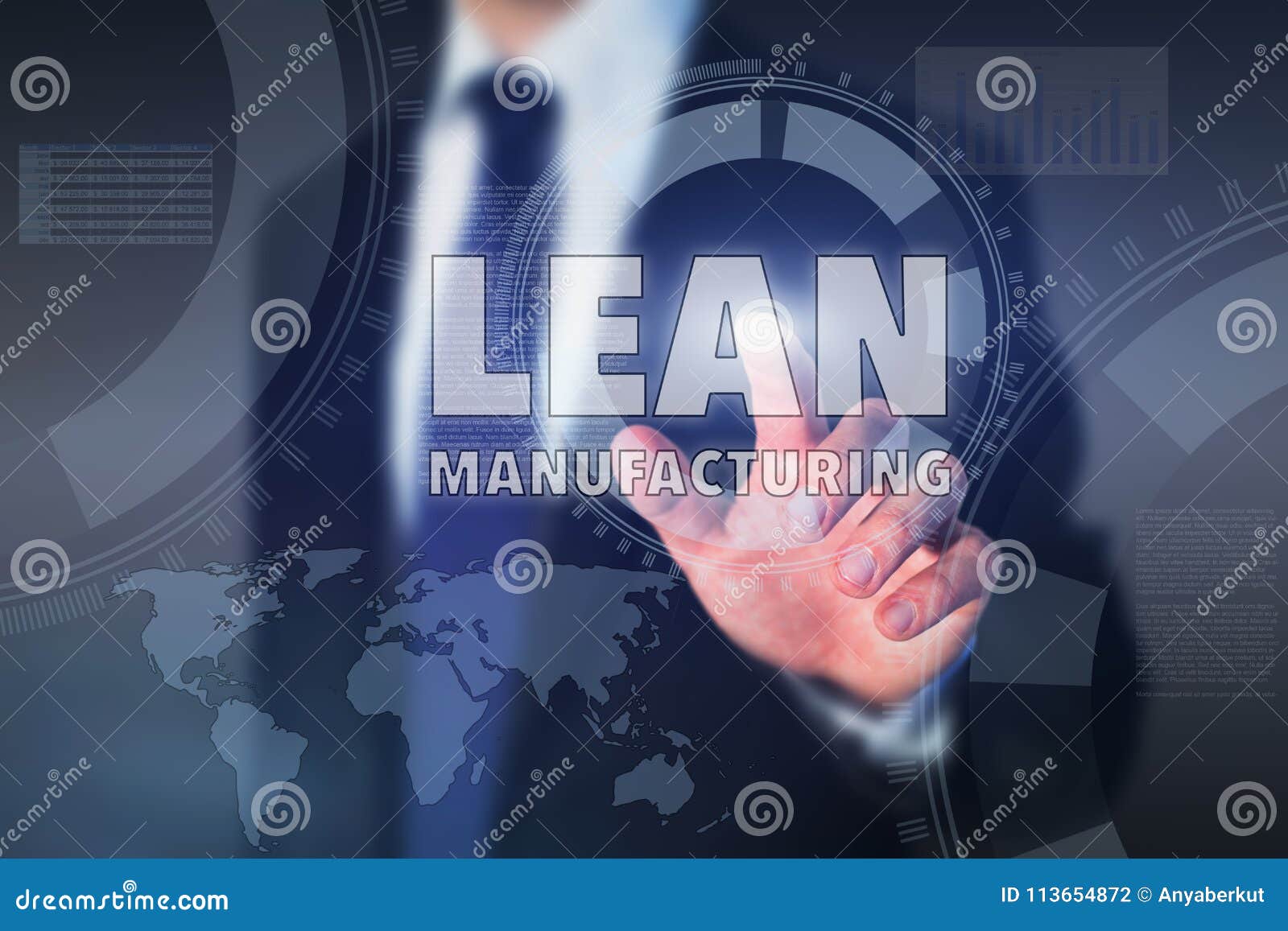 Lean Manufacturing Six Sigma Chart Stock Photography | CartoonDealer ...