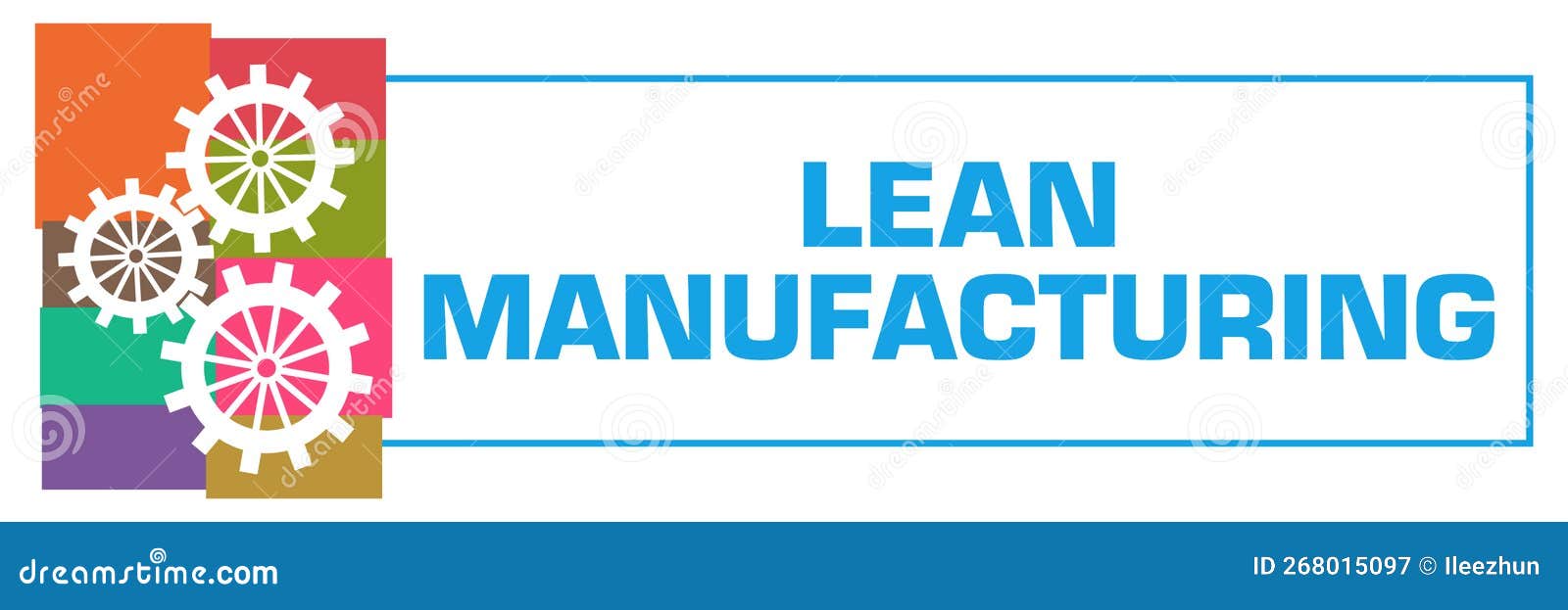 Lean Manufacturing Colorful Grid Left Box Horizontal Stock Illustration ... Lean Manufacturing Colorful Grid Left Box Horizontal Stock Illustration ...