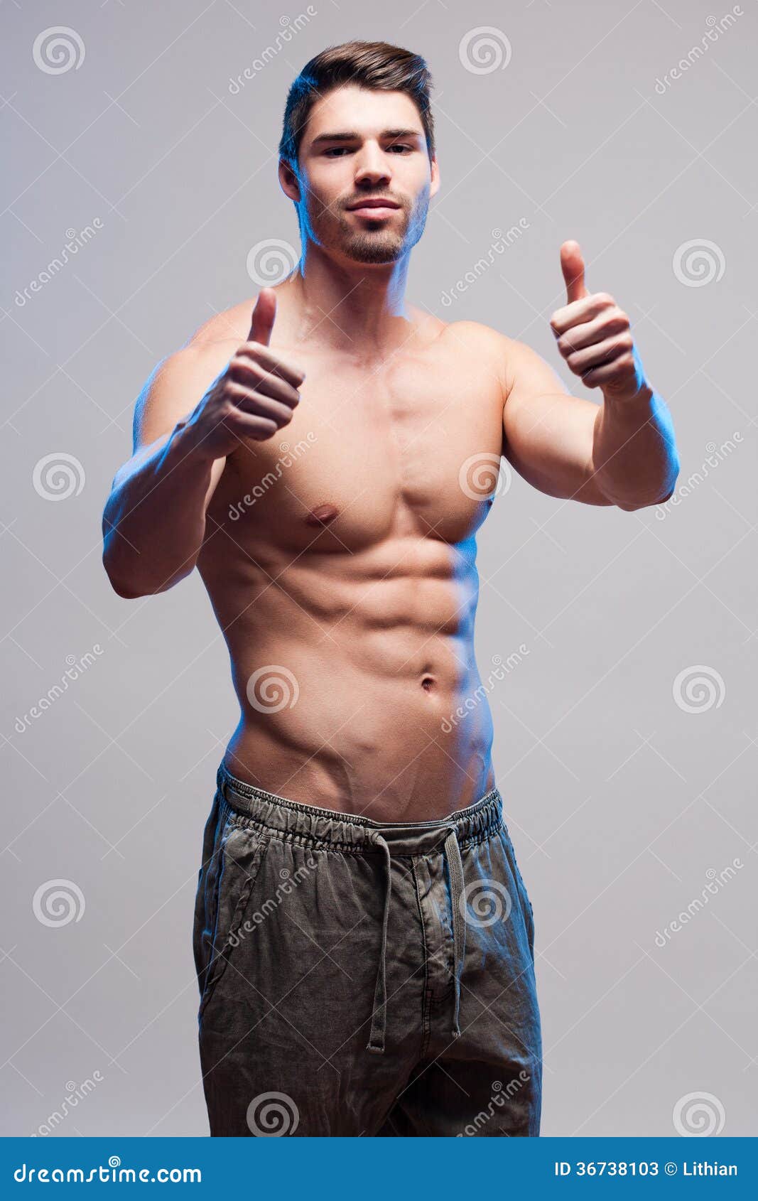 Lean and mean. stock image. Image of camera, person, male - 36738103