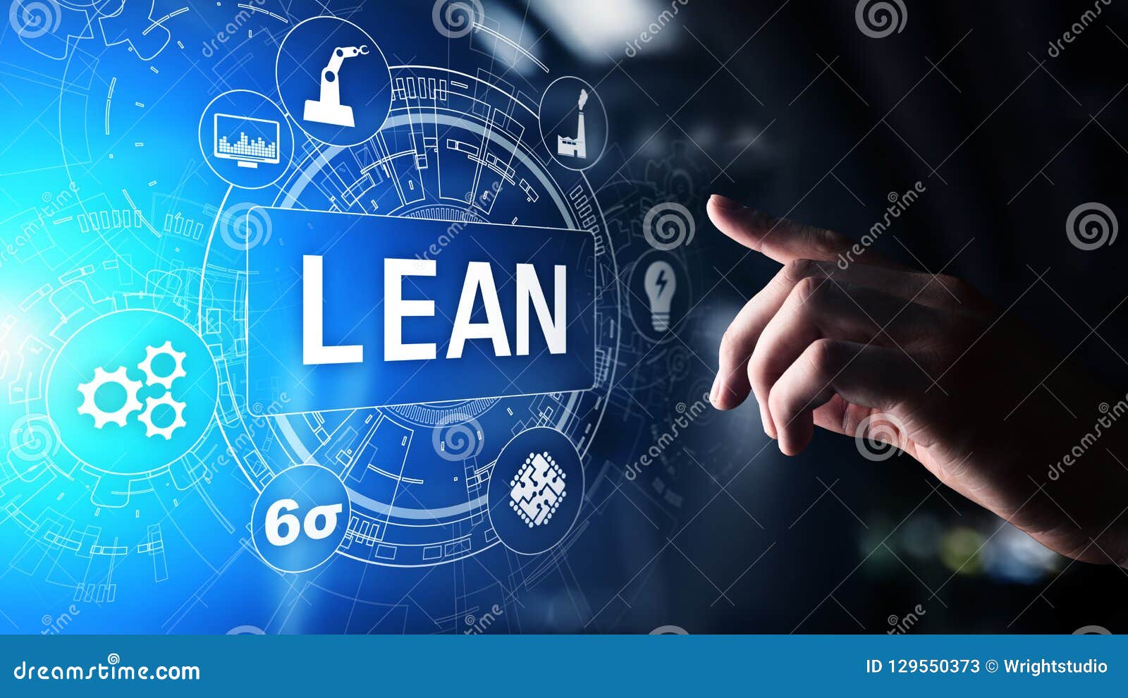 Lean Manufacturing Six Sigma Chart Stock Photography | CartoonDealer ...