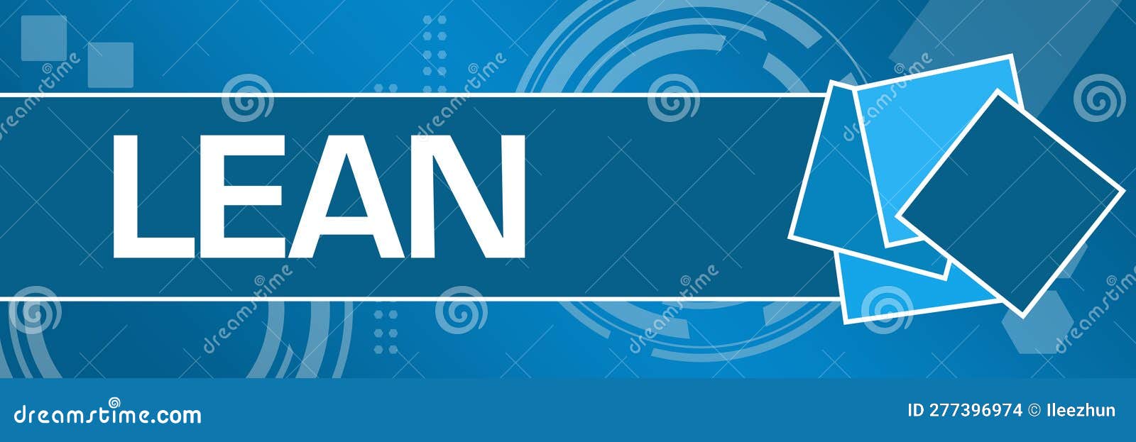 Lean Technology Background Squares Texture Blue Stock Illustration ...