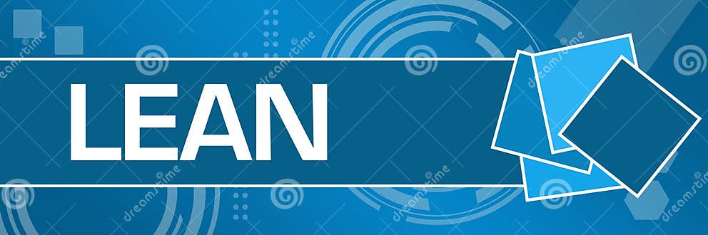 Lean Technology Background Squares Texture Blue Stock Illustration ...