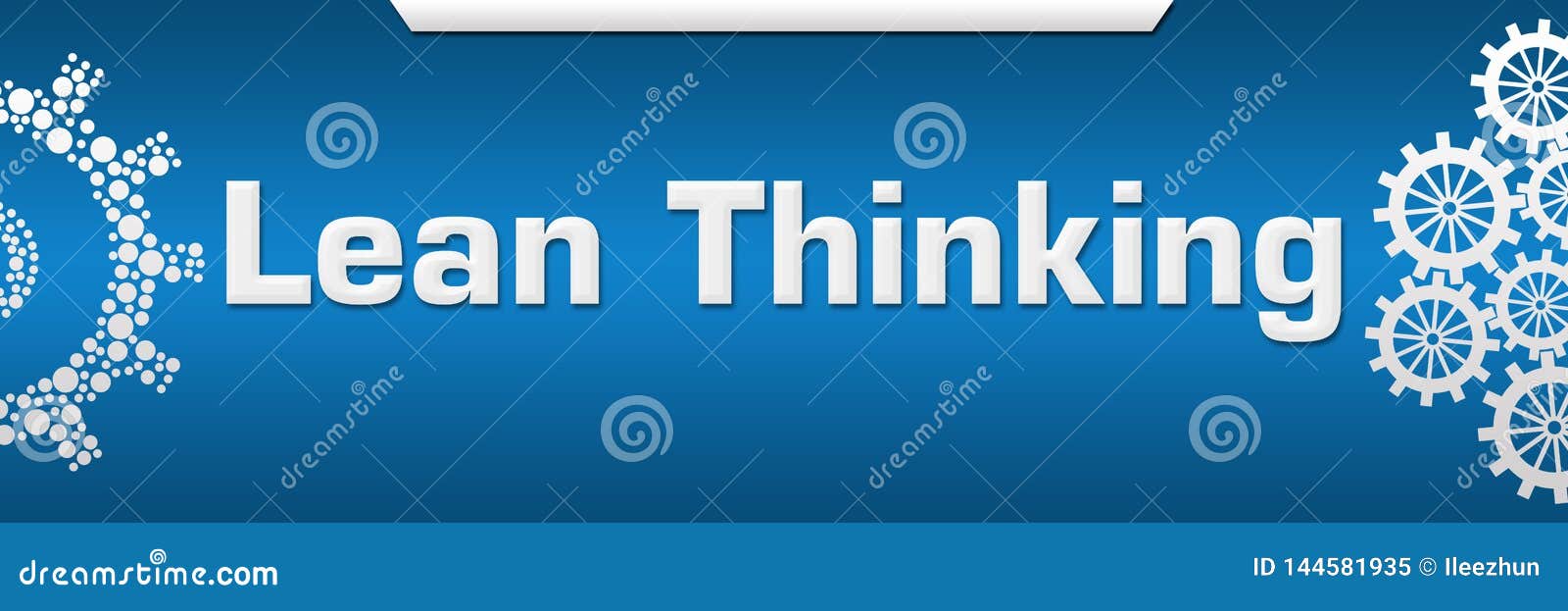 Lean Thinking Blue Silver Blocks Royalty-Free Stock Photo ...