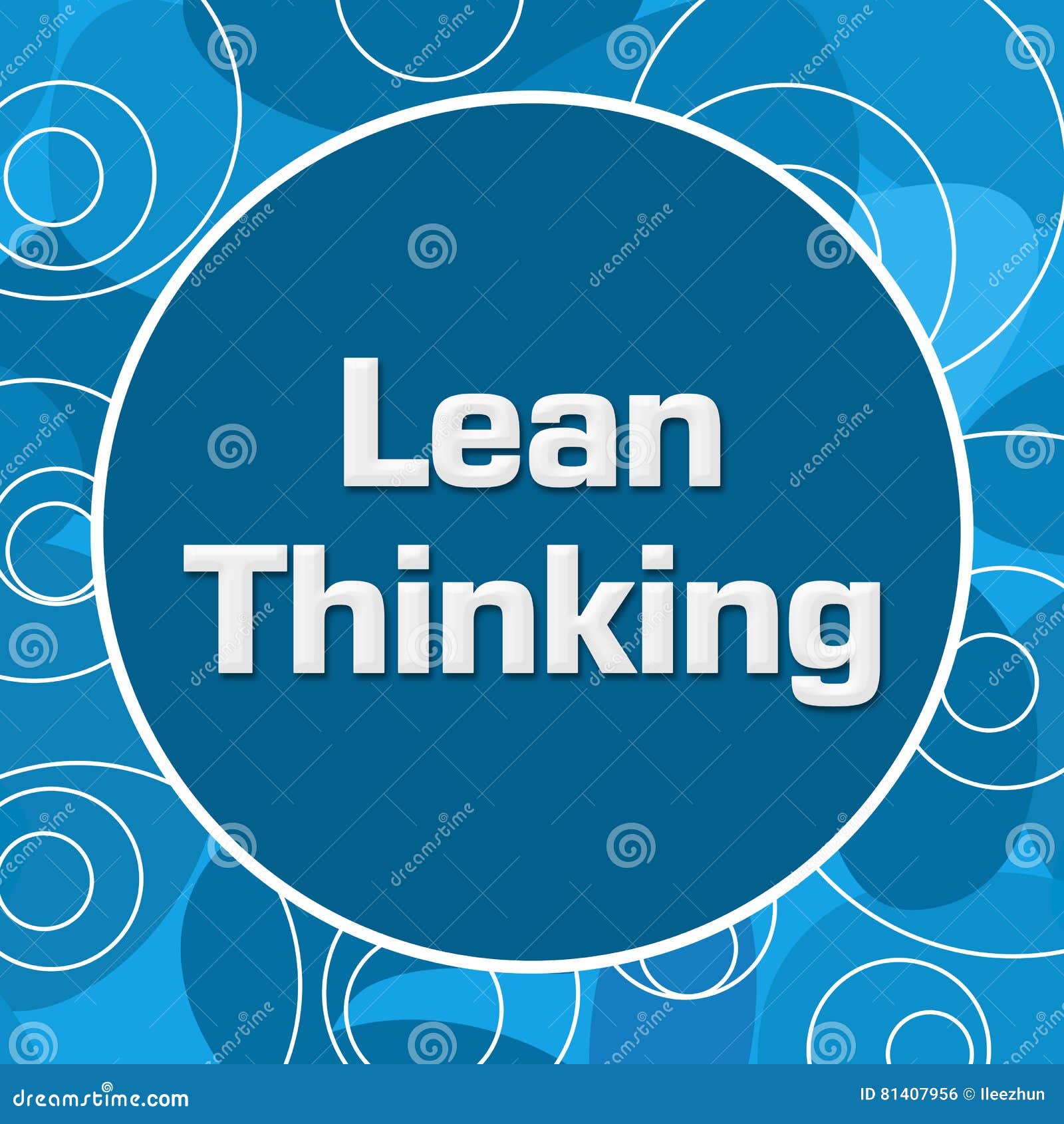 Lean Thinking Concept Vector Infographics Royalty-Free Stock Image ...