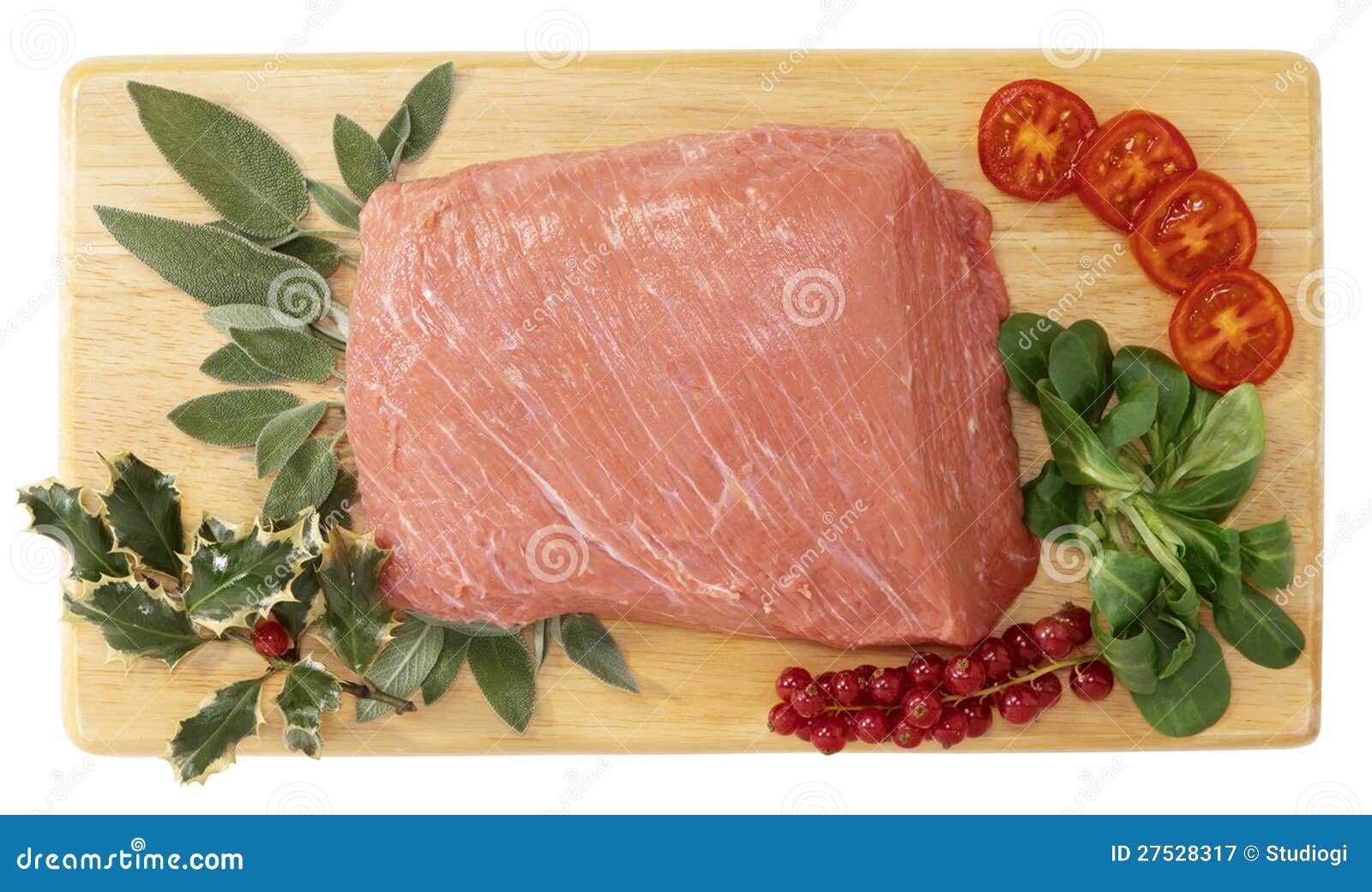 Lean Veal for Christmas Dinner Stock Image - Image of healthy, white ...