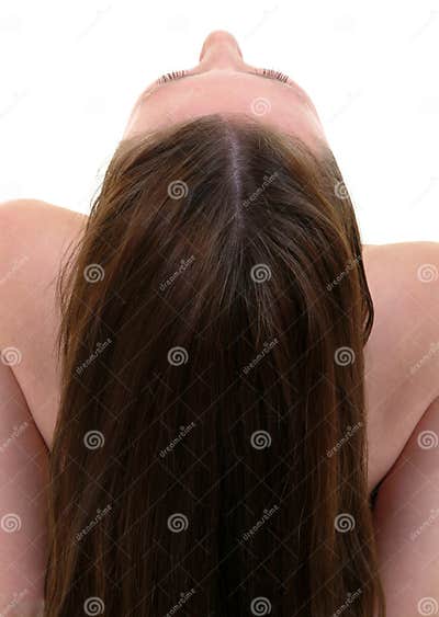 Leaning Back stock photo. Image of brunette, sitting, fashion - 65810