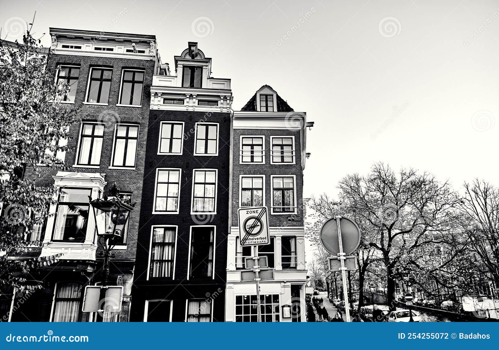 Leaning Buildings in Amsterdam Editorial Photography - Image of autumn ...