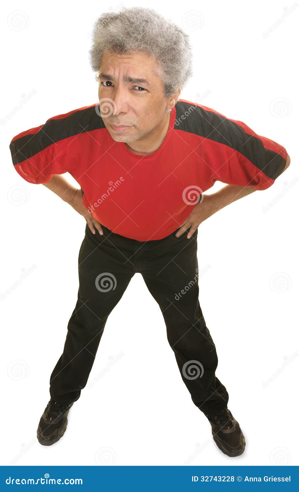 Leaning Skeptical Man stock photo. Image of looking, aged - 32743228