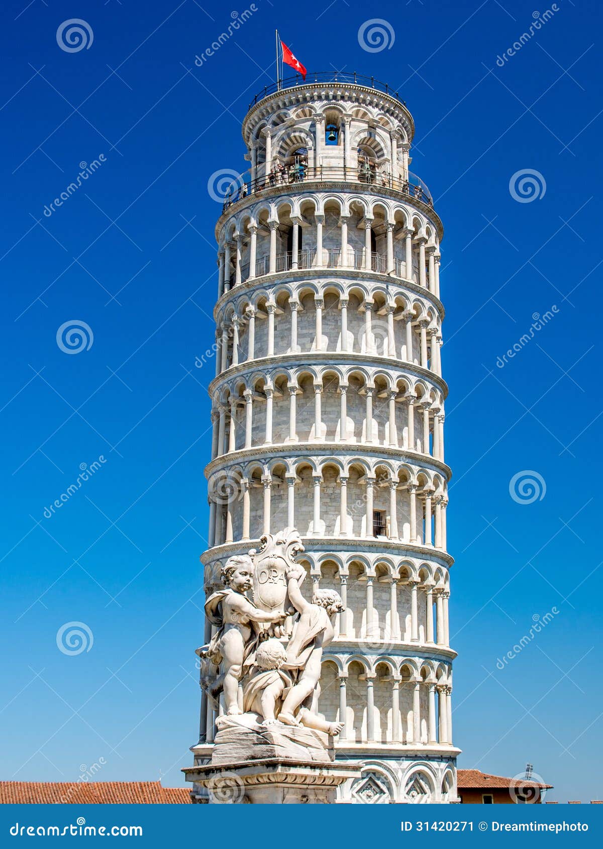 Leaning tower stock image. Image of ancient, tourism - 31420271