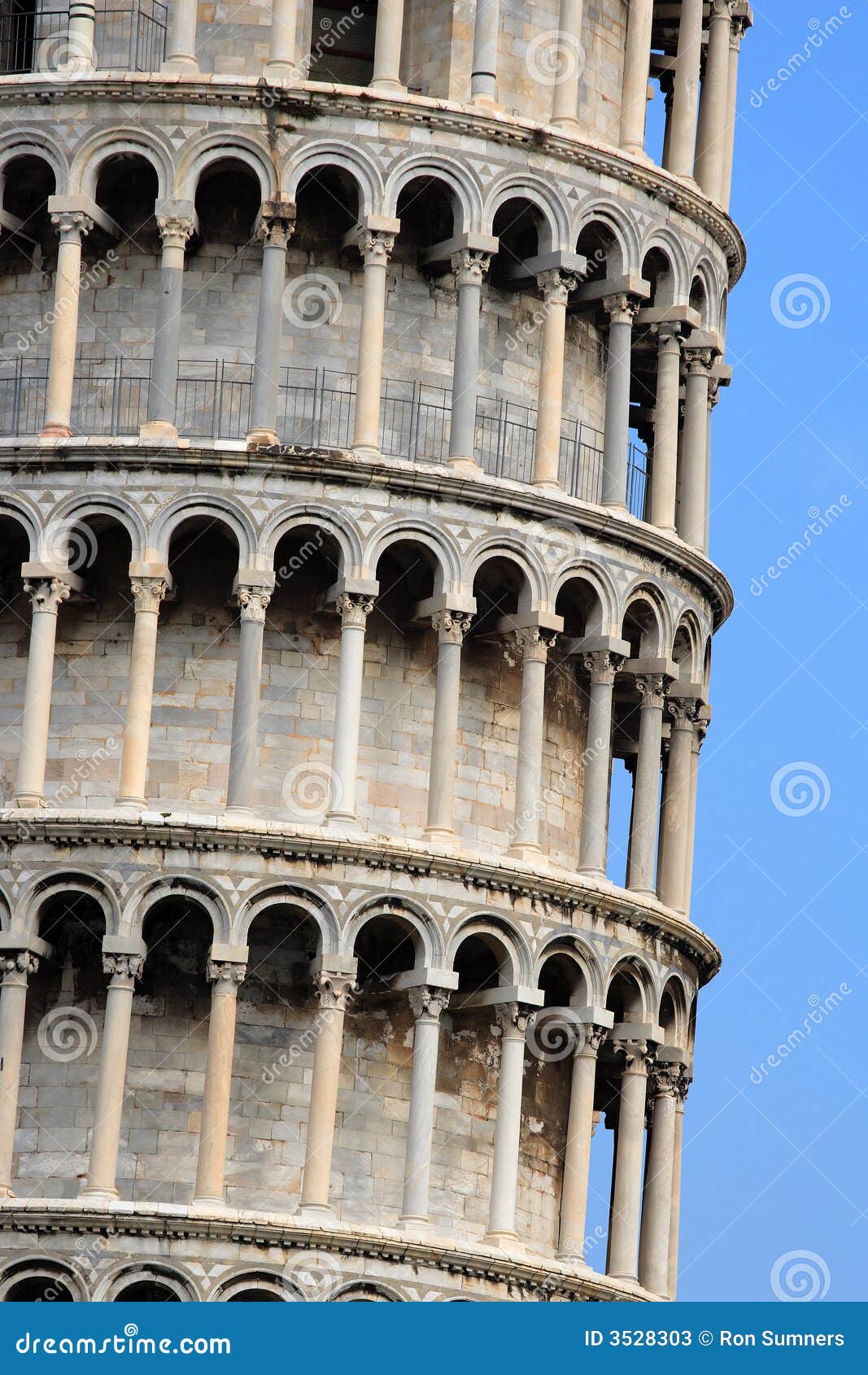 Leaning Tower of Pisa stock image. Image of building, famous - 3528303