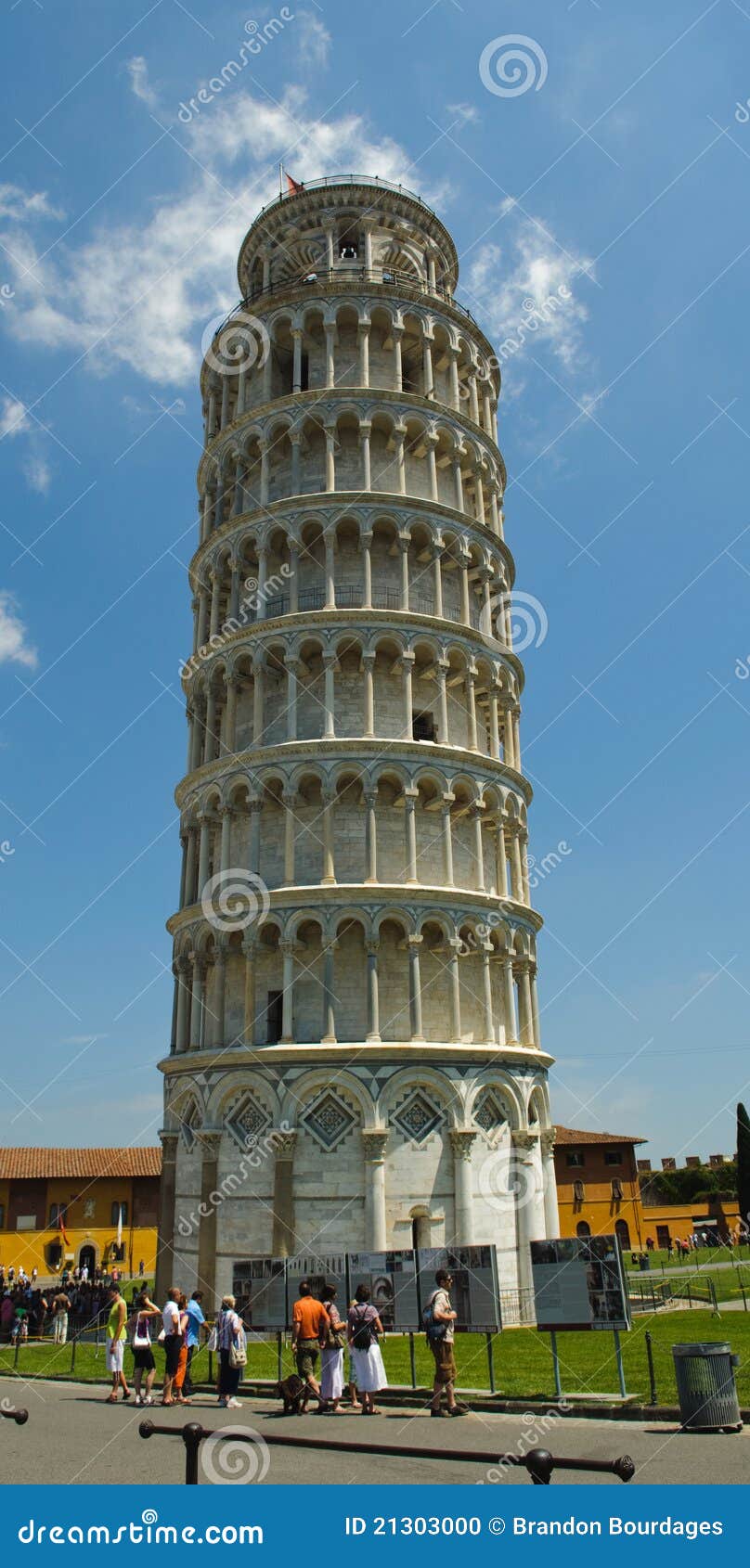 Leaning Tower of Pisa Tourist Destination Editorial Image - Image of ...