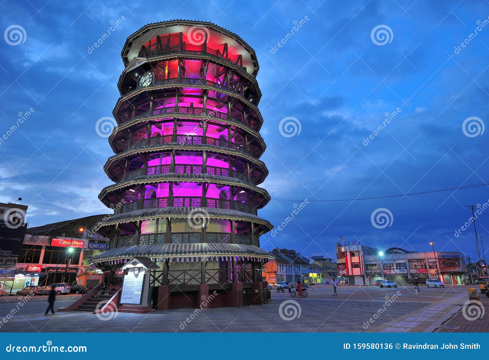 Leaning Tower of Teluk Intan, Perak. Editorial Photo - Image of condong ... Leaning Tower of Teluk Intan, Perak. Editorial Photo - Image of condong ...