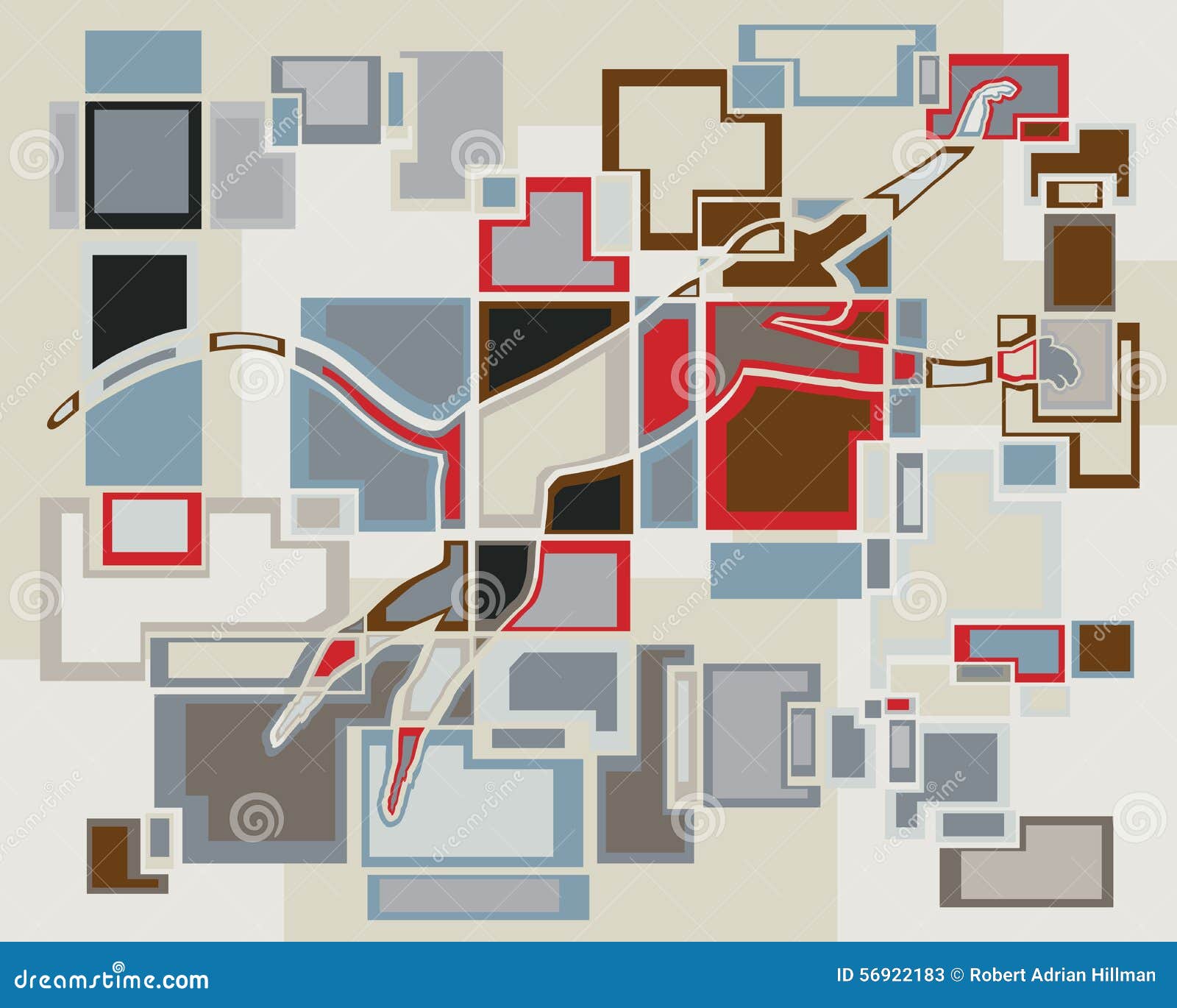 Leaping monkey blocks stock vector. Illustration of vector - 56922183