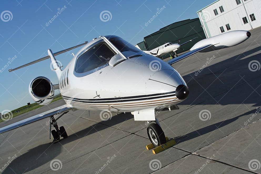 Lear Jet stock photo. Image of aircraft, lear, strip, departure - 7520892