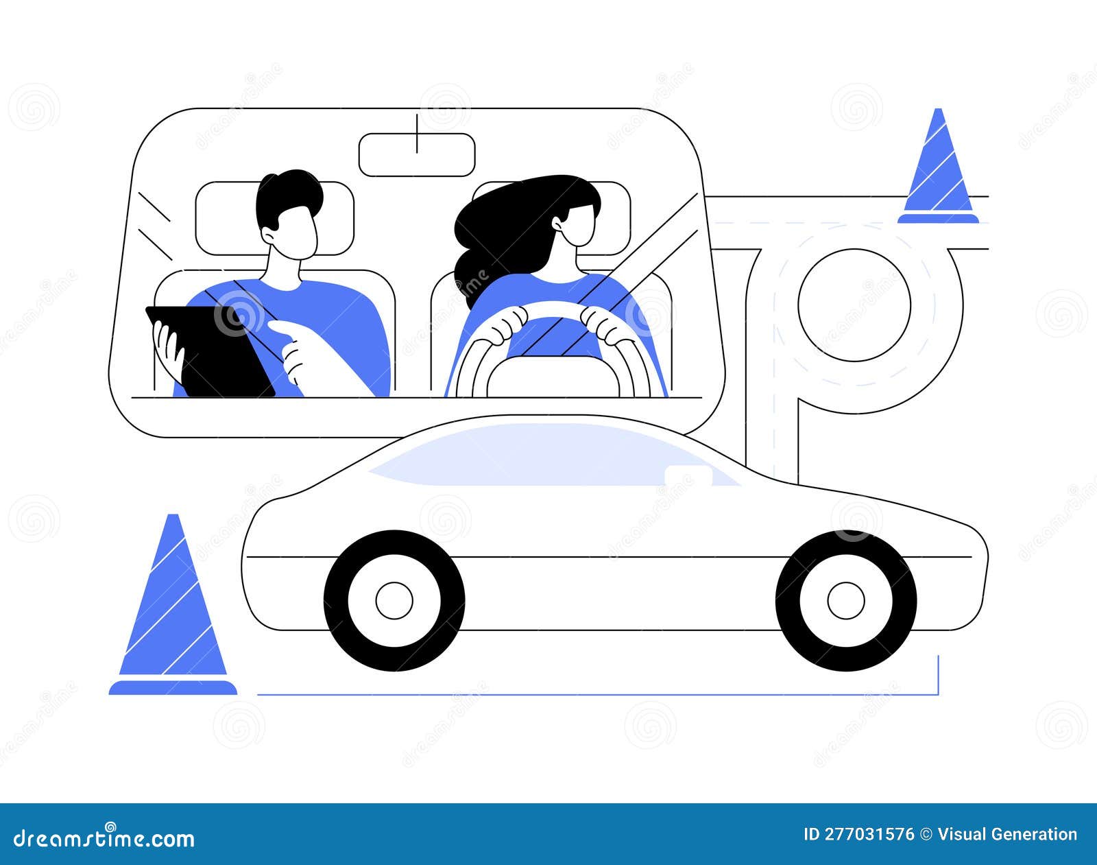 Learn Basic Maneuvering Abstract Concept Vector Illustration. Stock ...
