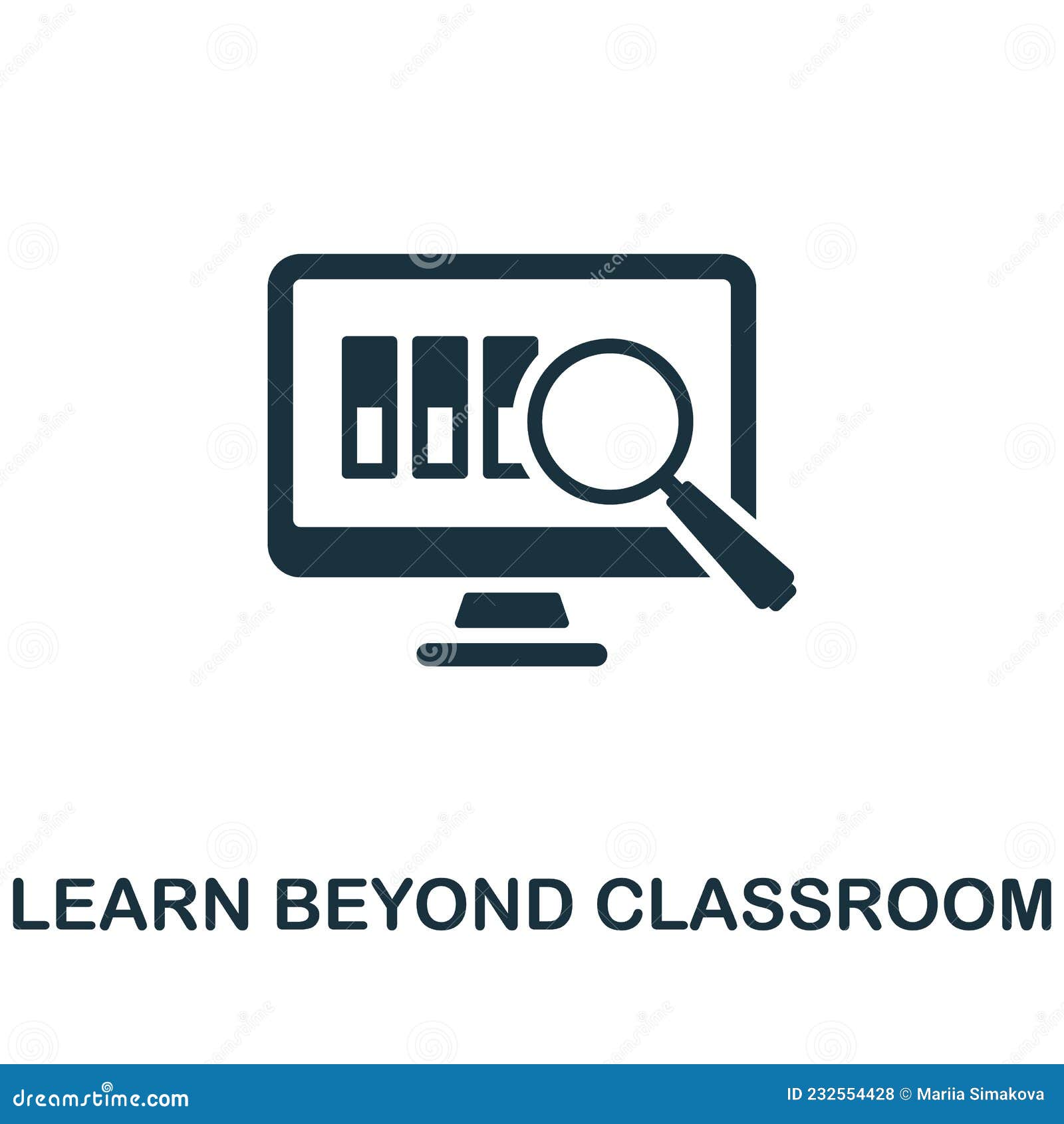 Learn Beyond Classroom Flat Landing Page Website Template. Open Mind ...