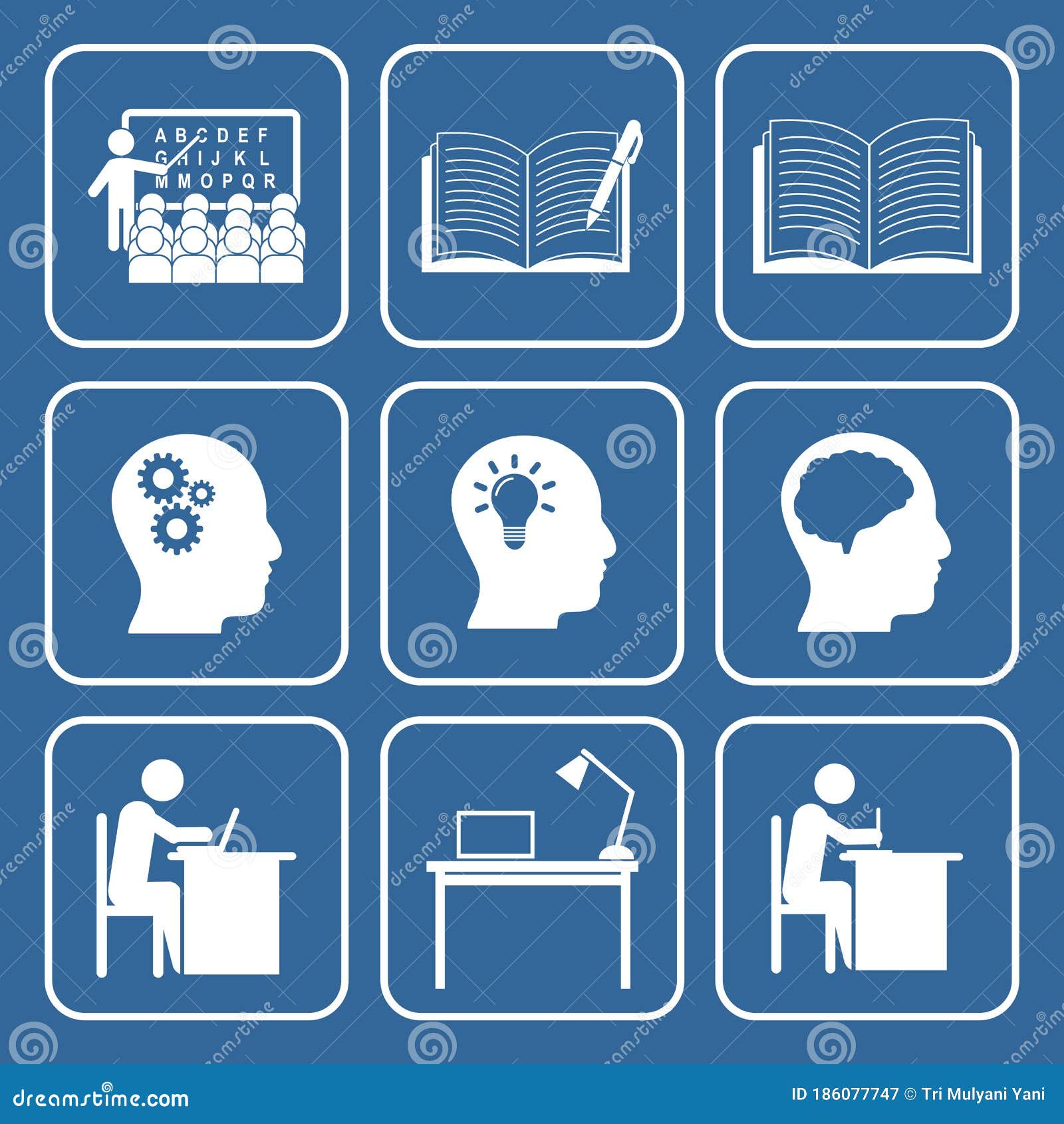 Learn Icon Vector Design Symbol Stock Vector - Illustration of ...