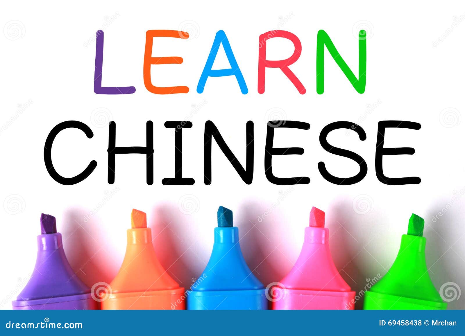 Learn Chinese stock photo. Image of high, primary, chinese - 69458438