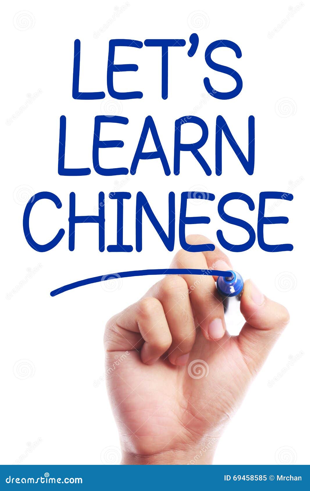 Learn Chinese stock image. Image of sign, study, handwriting - 69458585