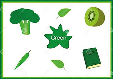 Learn the Colors, Kids are Learning the Colors, Fun Worksheet Stock ...