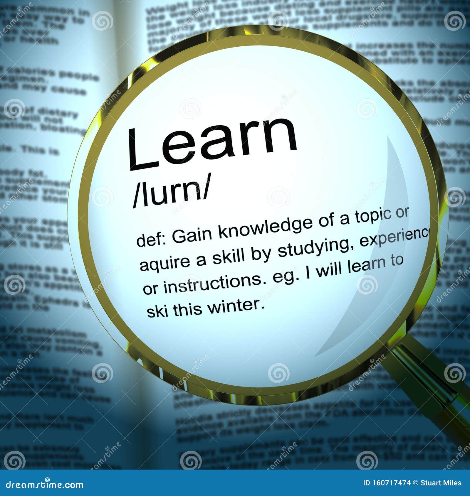 Learn Concept Icon Means To Study and Understand. - 3d Illustration ... Learn Concept Icon Means To Study and Understand. - 3d Illustration ...