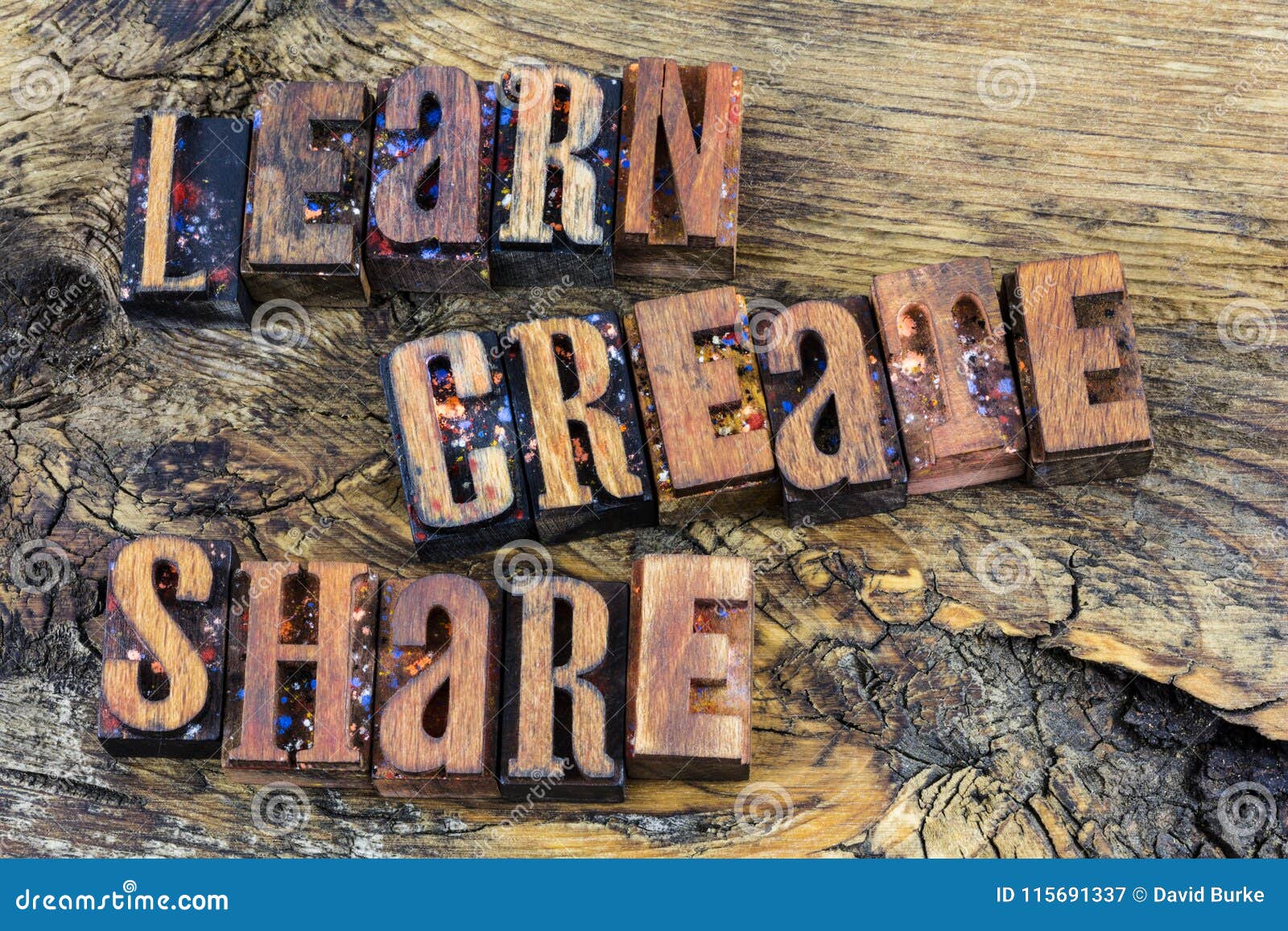 Learn Create Share Letterpress Stock Image - Image of create, word ... Learn Create Share Letterpress Stock Image - Image of create, word ...