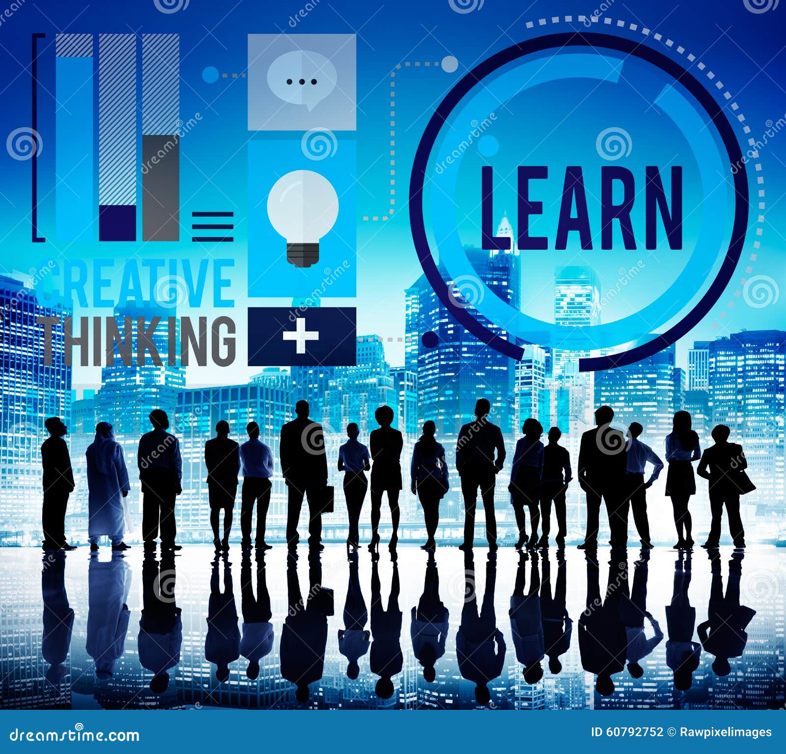 Learn Education Knowledge Ideas Creative Concept Stock Photo - Image of ...