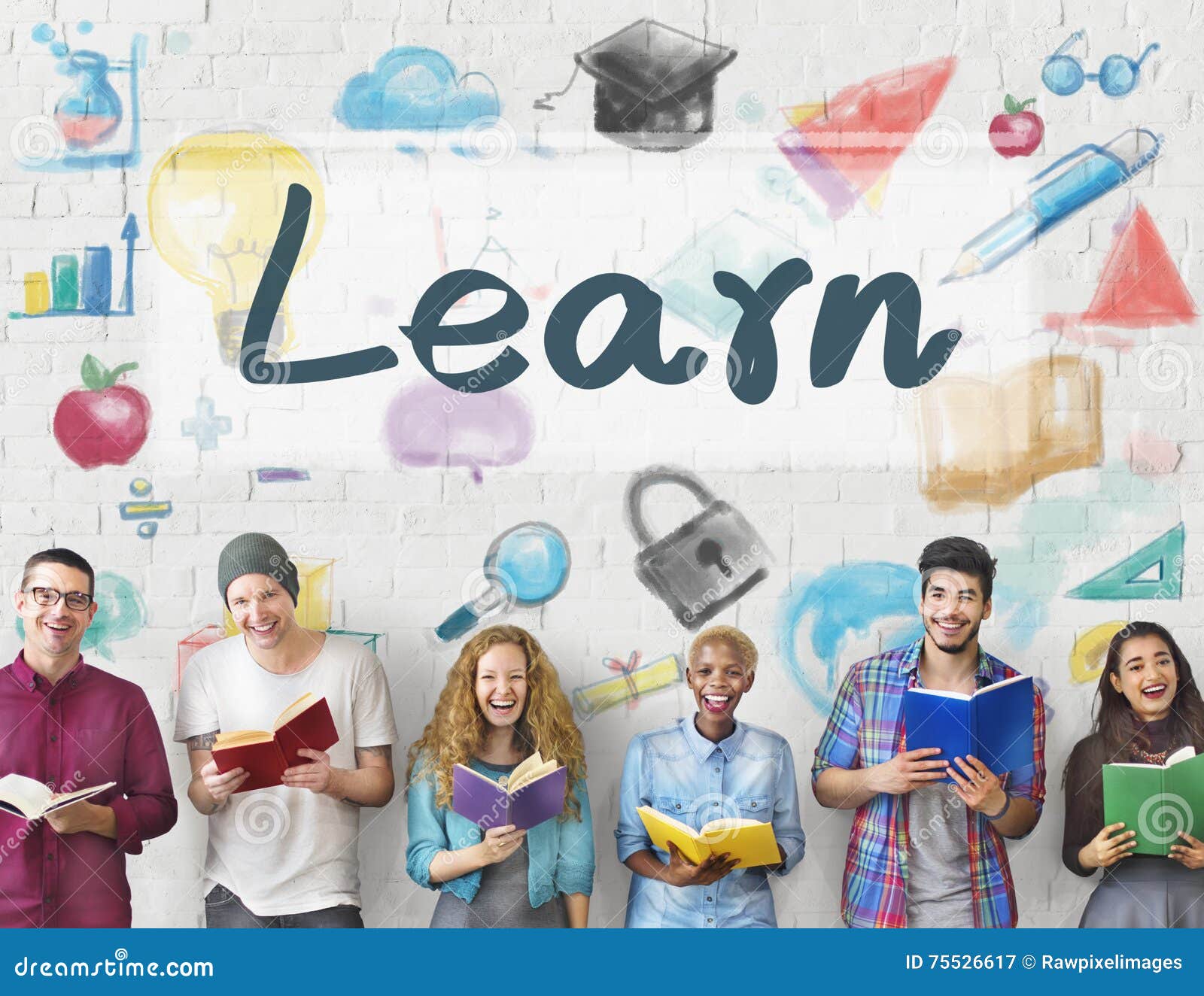 Learn Education Learning Progress Improvement Concept Stock Image ...