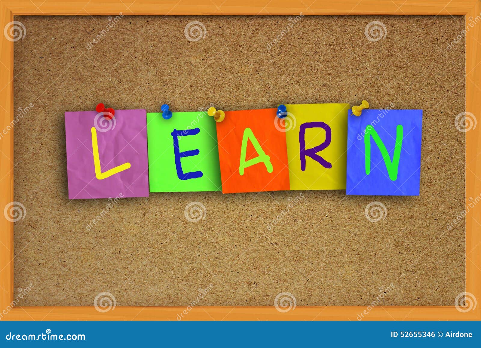 Learn stock photo. Image of motivation, memo, word, motivational - 52655346