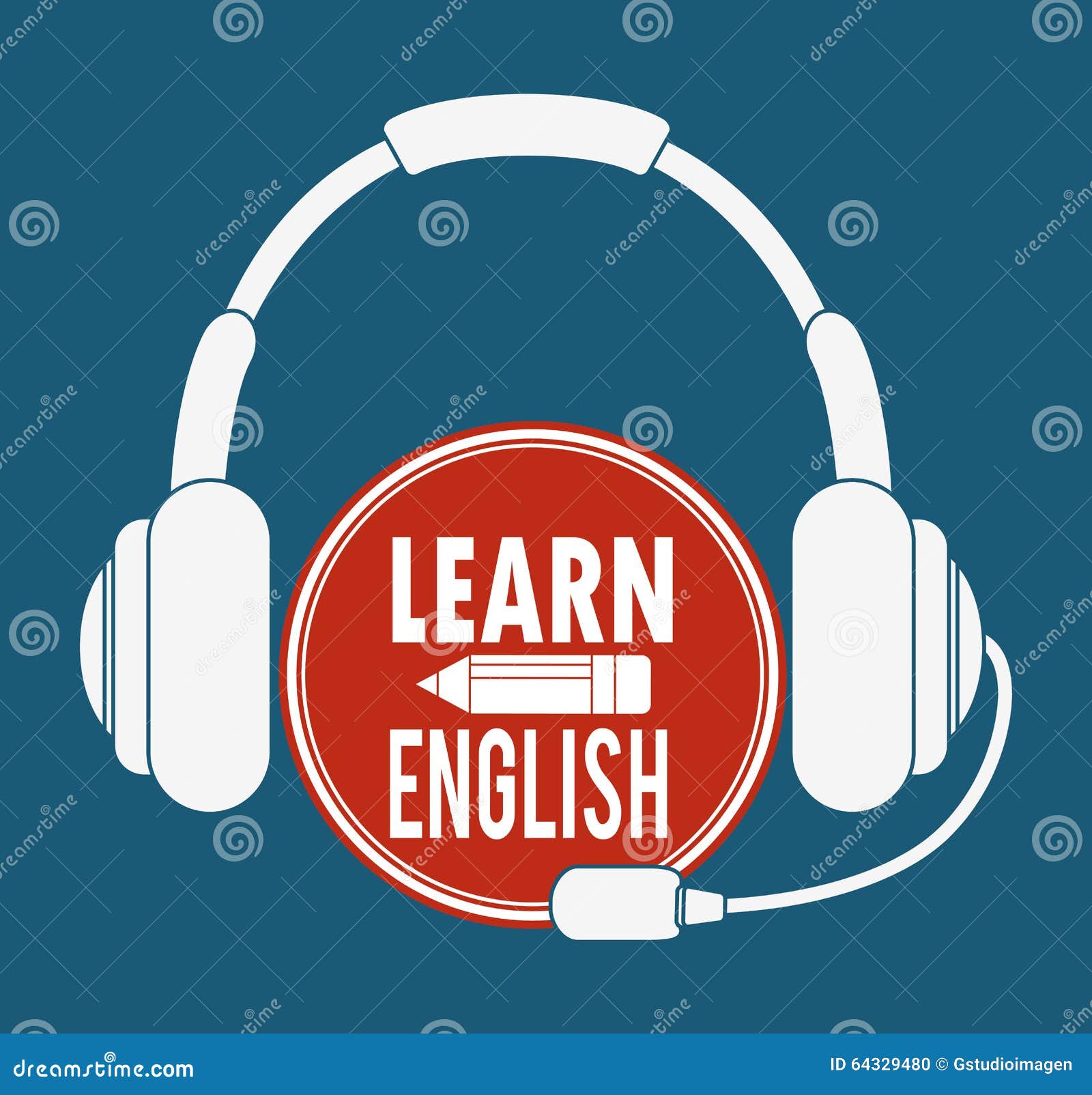 Learn english design stock illustration. Illustration of learn - 64329480