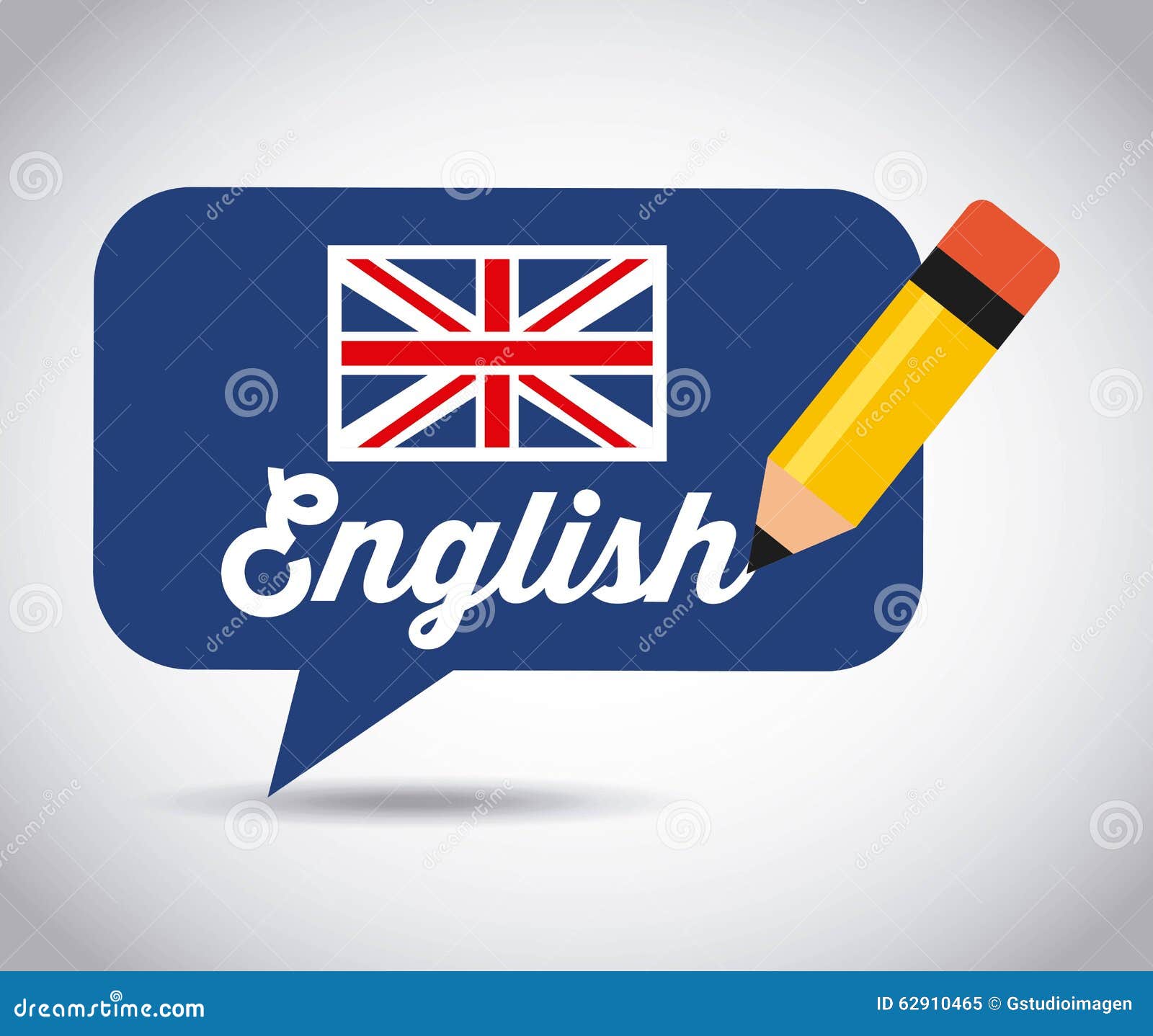 Learn english design stock vector. Illustration of lesson - 62910465