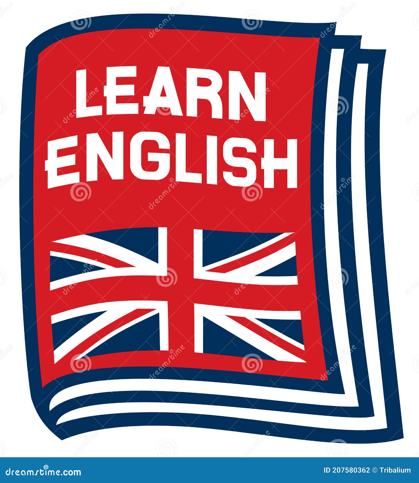 Learn English icon stock vector. Illustration of banner - 207580362